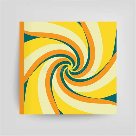 Abstract Swirl Background Cover Design Template Stock Vector