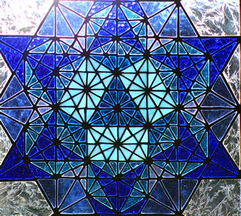 Stained Glass Isotropic Vector Matrix Art4infinity