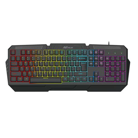 80 Off Ant Value Gk1001 Wired Membrane Gaming Keyboard At Rs510
