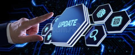 Business Technology Internet And Network Concept Update Software Computer Program Upgrade