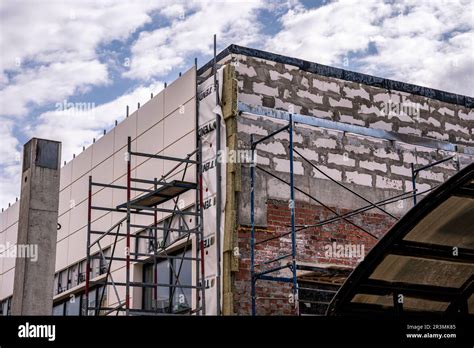 Cladding Facades With Decorative Panels Stock Photo Alamy