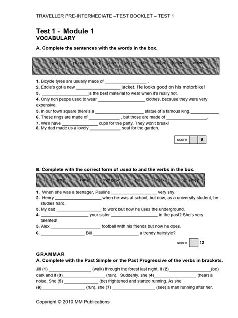 Project 4 Unit 1 Pdf Linguistics Grammar