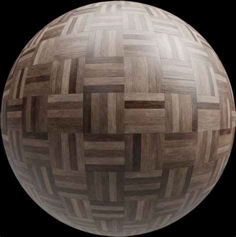 Download Spherical Wood Floor Pattern