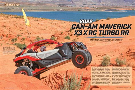 UTV TEST 2022 CAN AM MAVERICK X3 X RC TURBO RR Dirt Wheels Magazine