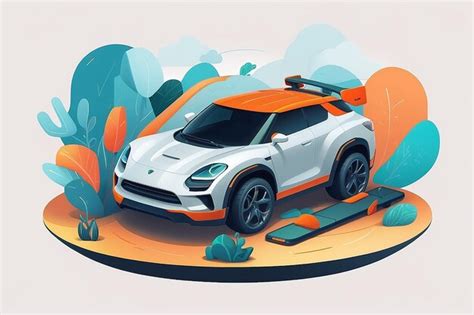 Premium AI Image Product Iteration Concept Illustration