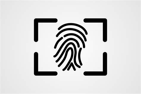 Fingerprint Glyph Icon Graphic By Graphic Nehar · Creative Fabrica