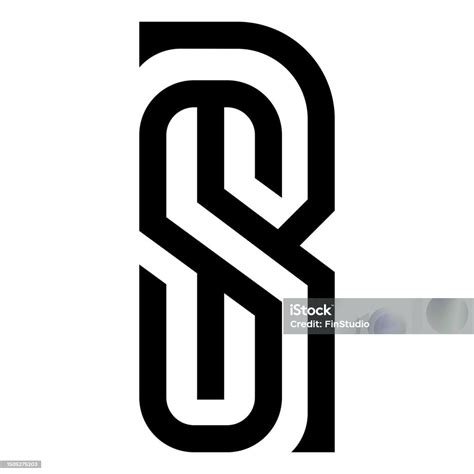 전문적인 혁신적인 이니셜 Sr 로고 및 Rs 로고 레터 Sr 또는 Rs 미니멀하고 우아한 모노그램 프리미엄 비즈니스 예술적