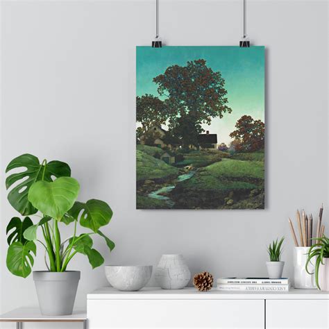 Maxfield Parrish Evening Art Print American Painter Etsy