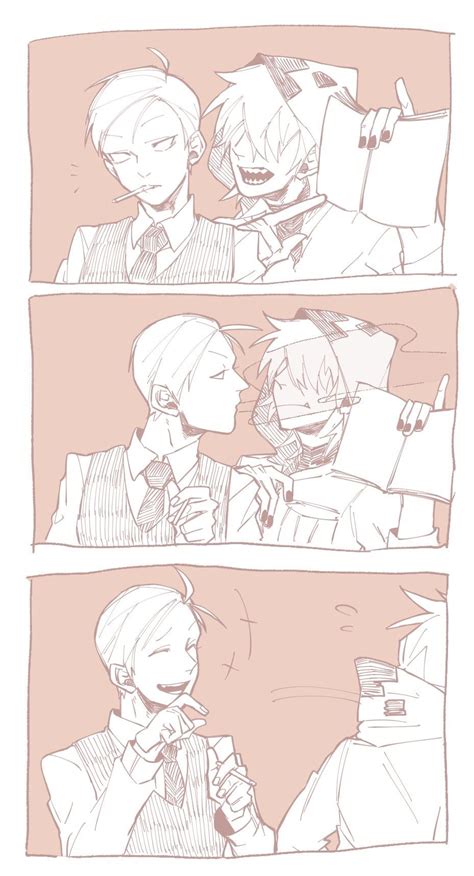 Anime Sketch Manga Comics Couple Posing Creepers Traditional Art