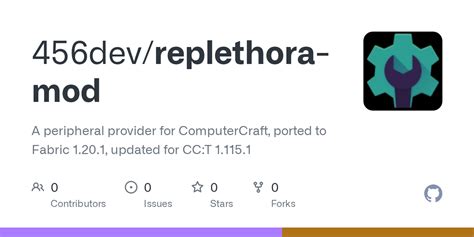 Github 456devreplethora Mod A Peripheral Provider For Computercraft