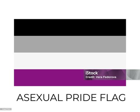 무성 자부심 플래그 성소수자 커뮤니티의 상징 벡터 플래그 성적 정체성 배너 표지판 로고 디자인 등을 위한 템플릿을 쉽게 편집할