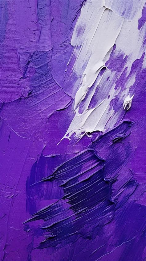 紫色笔刷水彩风油画肌理感底纹底图背景图 花瓣网
