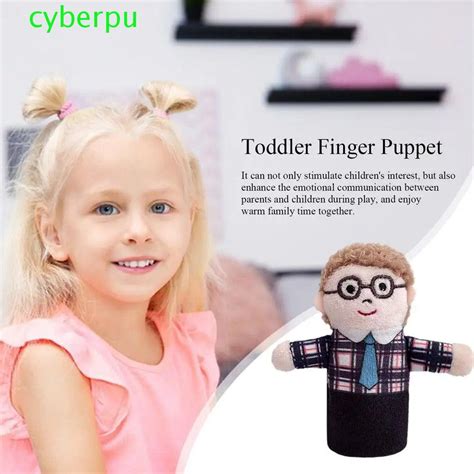 Cyberpulse สาวตุ๊กตาหุ่นมือ ตุ๊กตาตุ๊กตาจําลองครอบครัวตุ๊กตาหุ่นนิ้ว ของเล่นเด็ก 9 ซม Kawaii