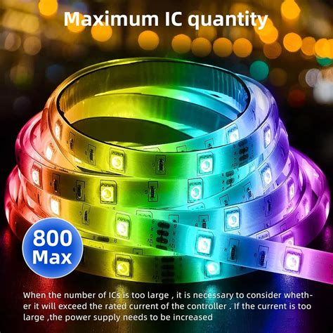 khkjros wled controller with mic 5 24v esp32 led strip india ubuy