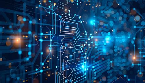 Digital Background Perfect For Tech Processes Neural Networks Artificial Intelligence Data