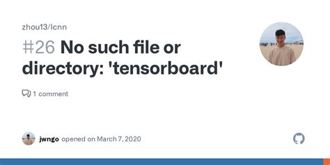 No Such File Or Directory Tensorboard · Issue 26 · Zhou13lcnn · Github