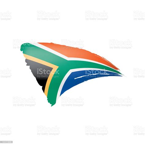 남아 프리 카 공화국 플래그 흰색 배경에 벡터 일러스트 레이 션 0명에 대한 스톡 벡터 아트 및 기타 이미지 0명 국기
