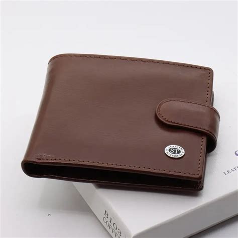 Мужское кожаное портмоне 9,5х2,5х11,5 см ST Leather Accessories ...