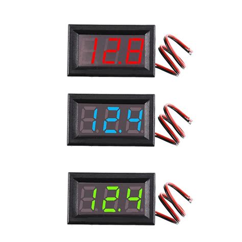 LED Voltage Display Board DC 5 120V 0 56 Inch 2 Line Alpha Distributor