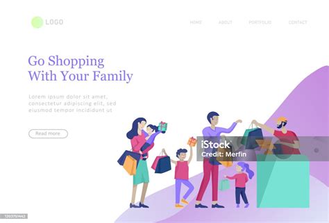 가족 취미 활동의 컬렉션으로 설정 된 방문 페이지 어머니 아버지와 아이들은 함께 시간을 보낸다 만화 벡터 Html에 대한 스톡 벡터 아트 및 기타 이미지 Istock