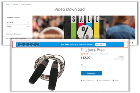 Magento Notification Bar Promo Banner Extension Ulmod
