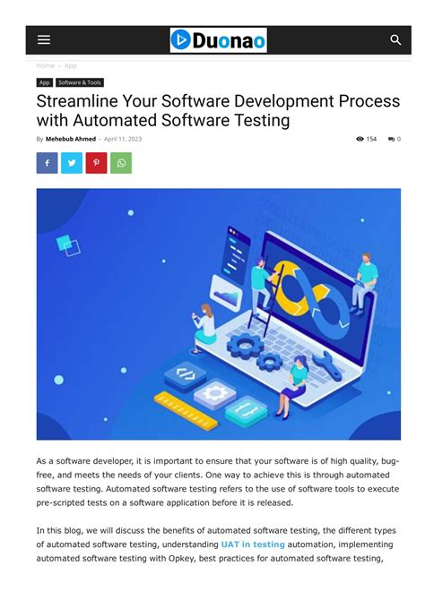 Ppt Streamline Your Software Development Process With Automated Software Testing Powerpoint
