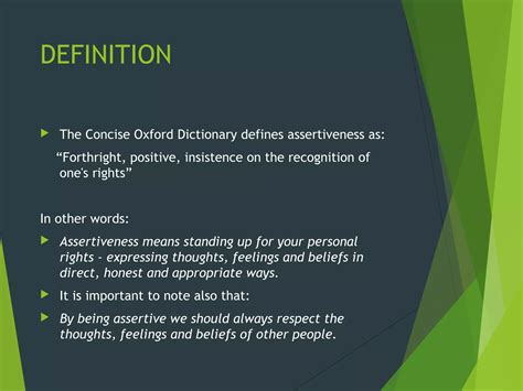 Assertiveness Training Ppt