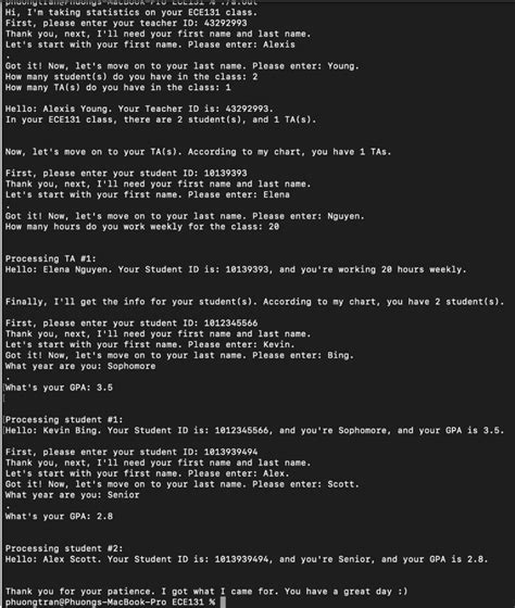 solved task 4 this task will print out the info of the