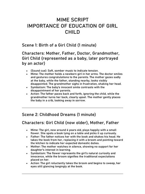 Mime Script Pdf
