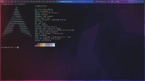 All In One Arch Linux Installation Uefi Ext4 Systemd Boot Sddm