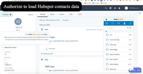 Screenshots Ringcentral Embeddable Phone For Hubspot