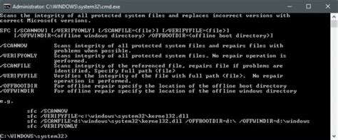 Run SFC Scannow On External Drives XComputer