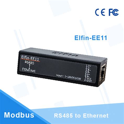 직렬 포트 RS485 이더넷 장치 서버 IOT 데이터 변환기 지지대 Elfin EE11 EE11A TCP IP 텔넷 모드버스 TCP 프로토콜 자동화