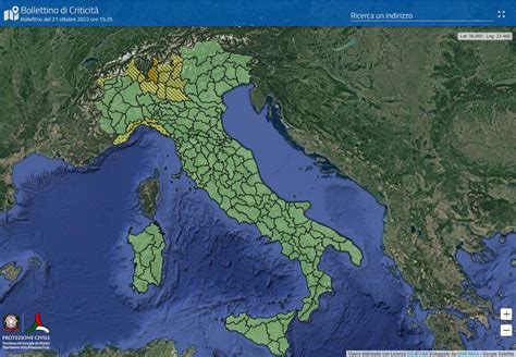 Allerta Meteo Arancione E Gialla Per Maltempo Sabato 22 Ottobre Le