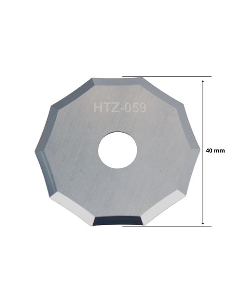 Lectra 40 Mm Diameter Decagonal Knife Htz 059 Compatible With