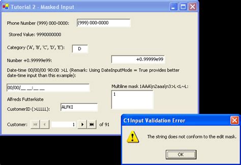Componentone Input For Winforms