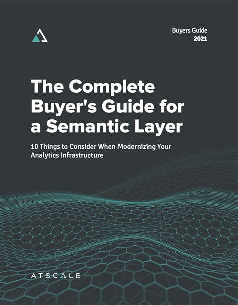 The Complete Buyers Guide For A Semantic Layer Atscale