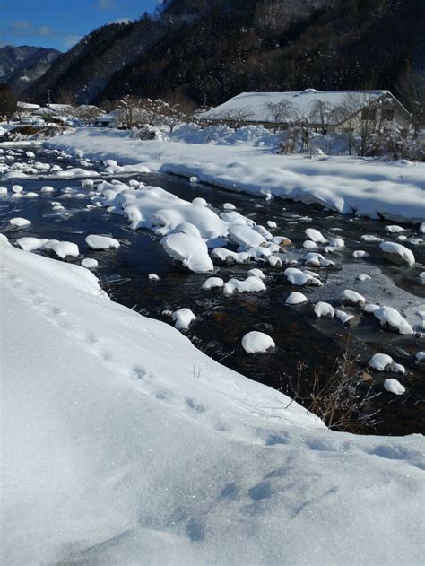 益田川上流漁業協同組合 かなり雪が積もっていますね
