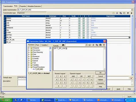 unconnected stored procedure transformation in informatica