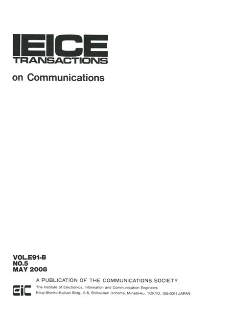 Pdf Pilot Periodicity Based Ofdm Signal Detection Method For Cognitive Radio System