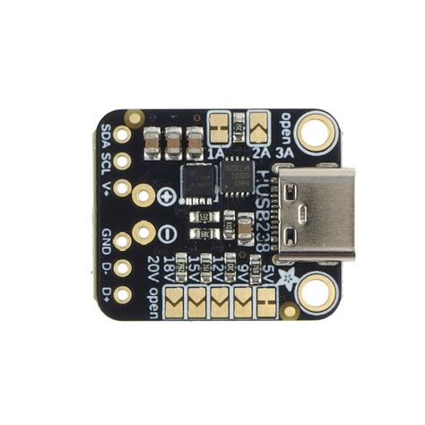 USB Type C Power Delivery Dummy Breakout Module With USB Type C Power Delivery HUSB Power