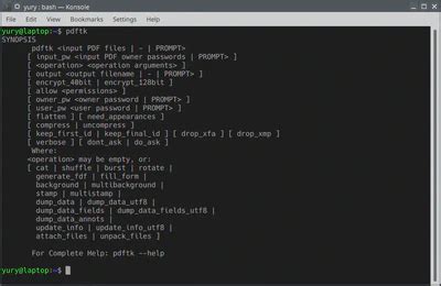Using PDFtk Yury Zhauniarovich