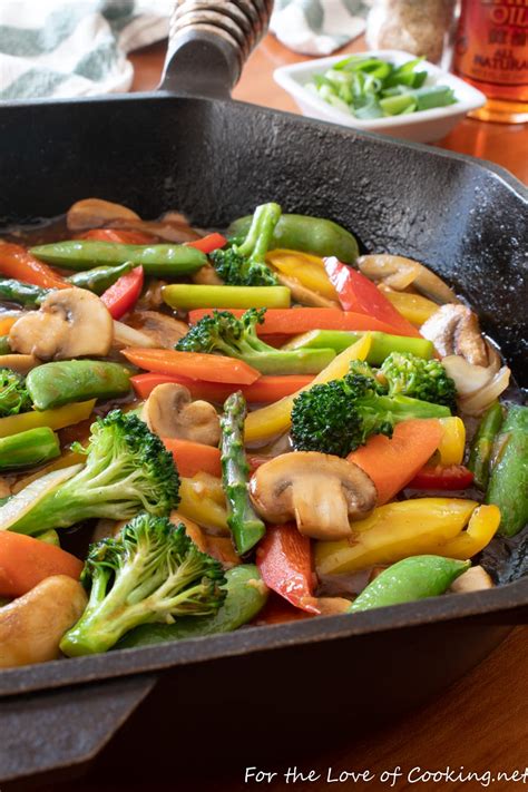 Vegetable Stir Fry For The Love Of Cooking
