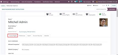 Analysis Of Odoo Sales Access Rights For The Users