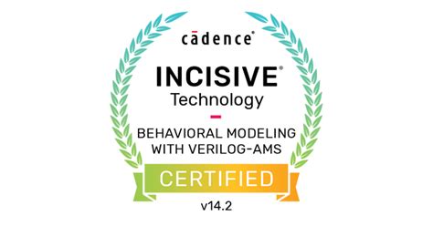 Behavioral Modeling With Verilog Ams V142 Exam Credly