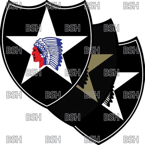 2nd Id Patch Vector Image Files Ai Pdf And Svg Formats Plus Rasters Png And  Etsy