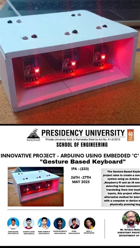 The Gesture Based Keyboard Project Aims To Revolutionize The Way We Interact With Computers And