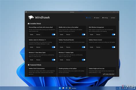 Windhawk Is One Of The Coolest Windows Customization Tools Ive Ever Seen