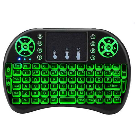 Mini Touch Pad Rf 500 Wireless With 3 Colour Backlight Keyboard Mouse Daraz Pk