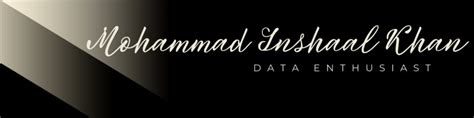 Mohammad Inshaal Khan Data Analyst Business Intelligence Analyst